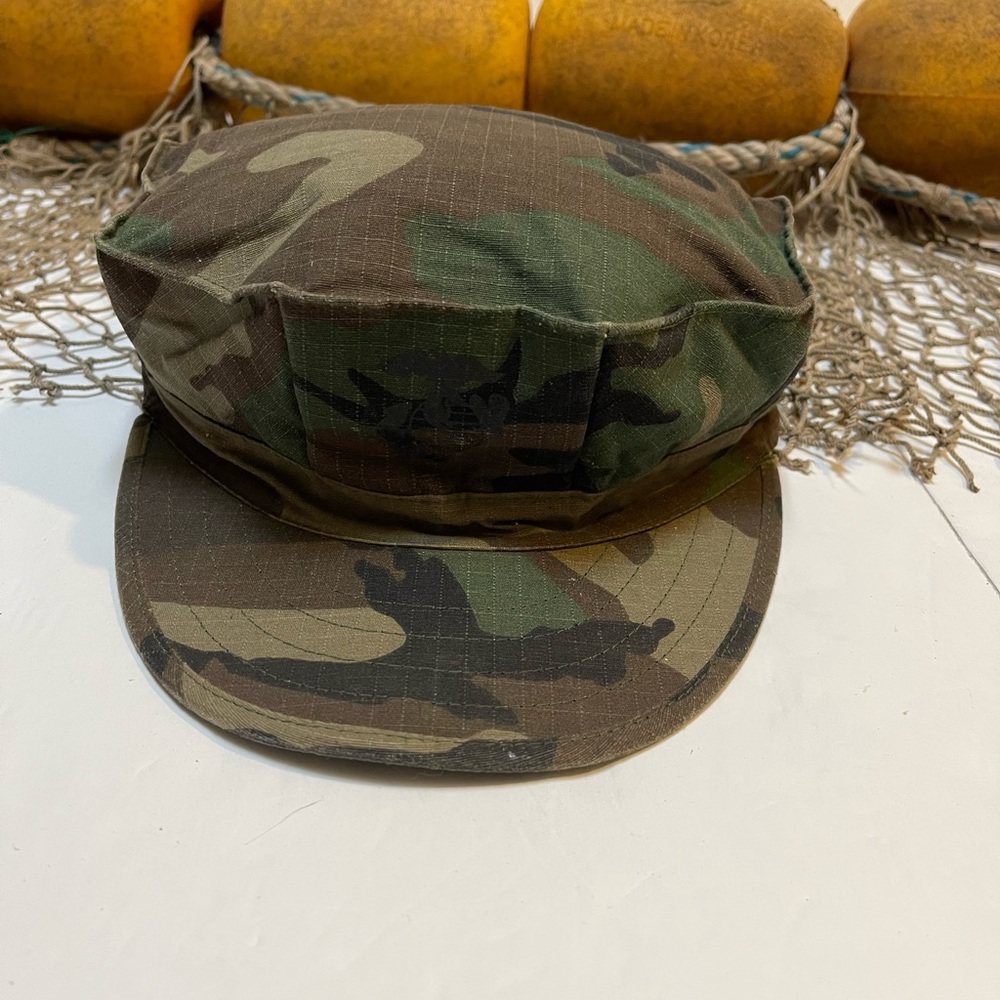 Usmc Us Marine Corp Issued Utility Cap Camo 8 Point M… - Gem